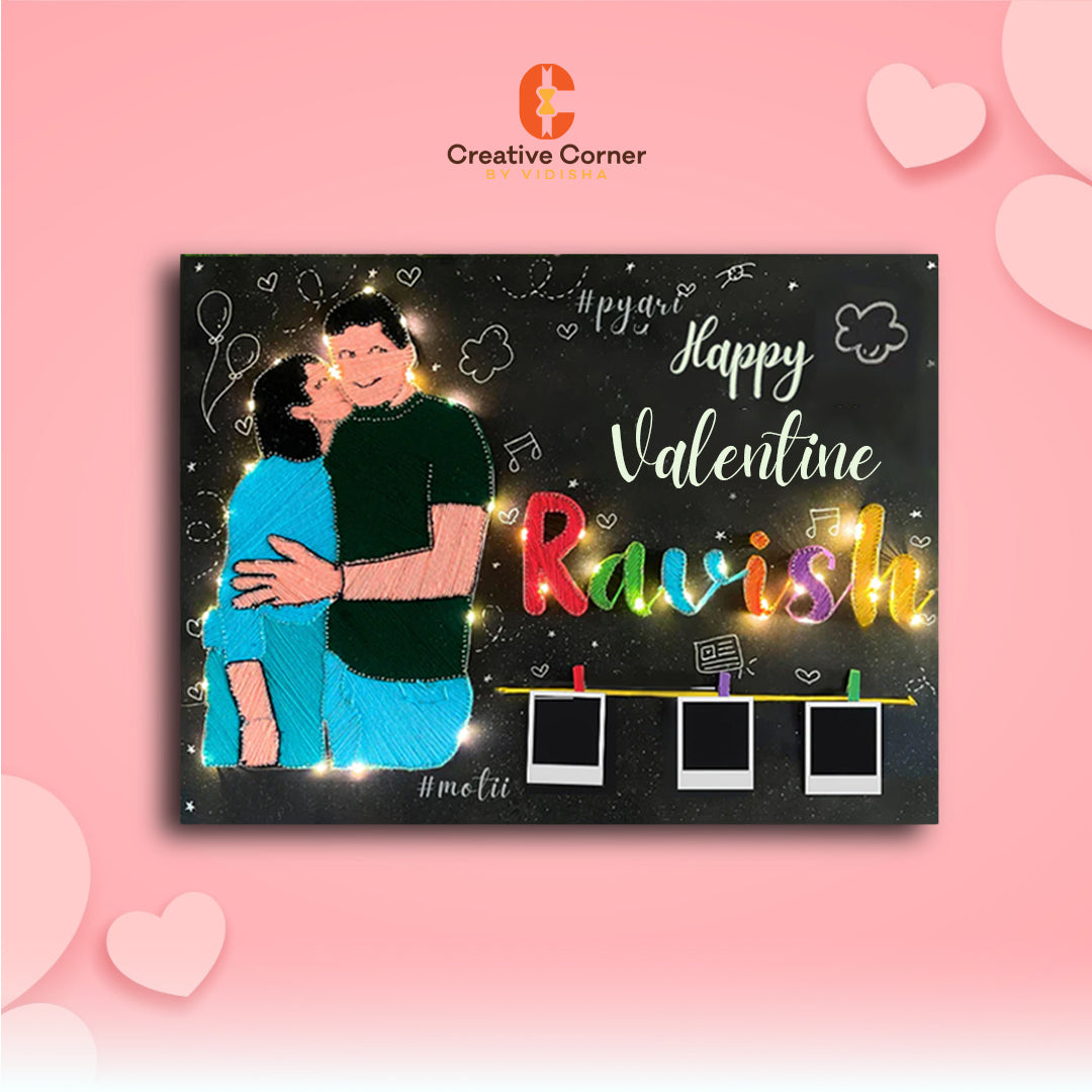 Buy Online Customized Birthday Portrait: String Art